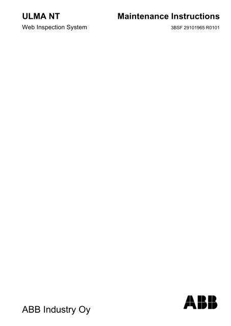 ABB Industry Oy - ABB SolutionsBank