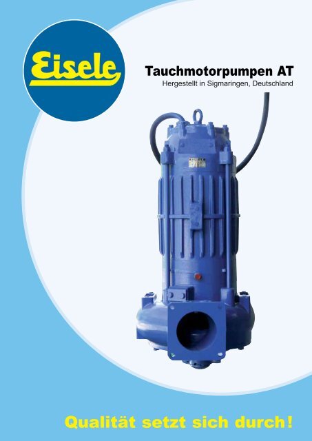 Tauchmotorpumpe AT.pdf - Franz Eisele u. SÃ¶hne GmbH u. Co. KG