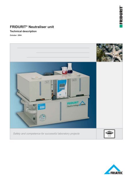 FRIDURITÂ® Neutraliser unit - Friatec