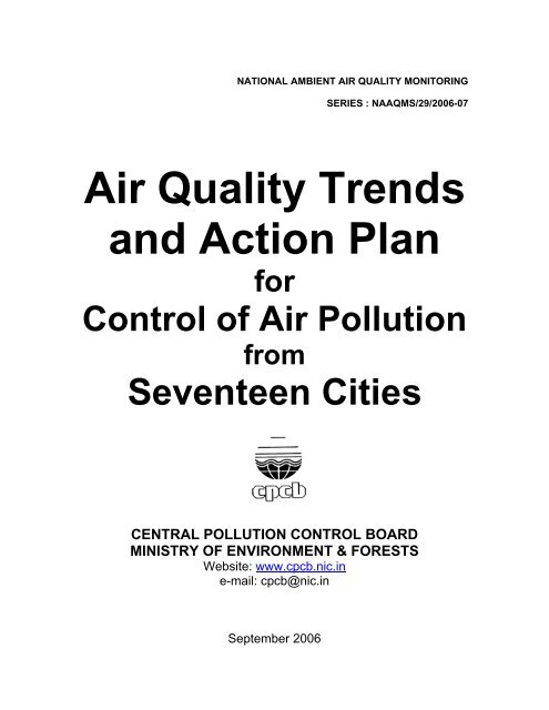 national ambient air quality monitoring - Central Pollution Control ...