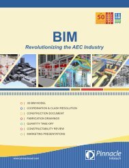 3D BIM COORDINATION SERVICES - Pinnacle Infotech Inc.