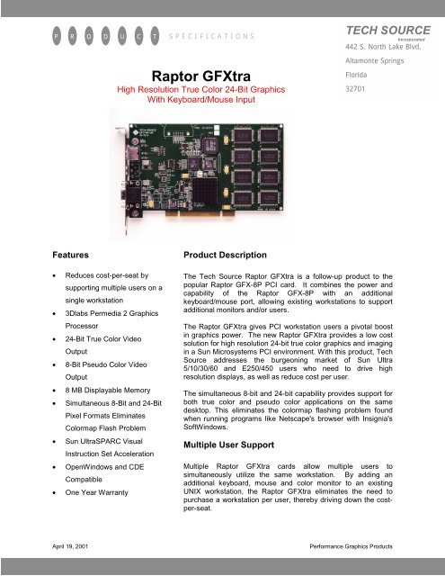 Raptor GFX tra - Tech Source