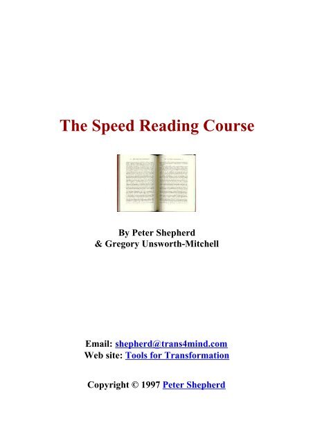 Speed Reading Course - Peter Shepherd.pdf