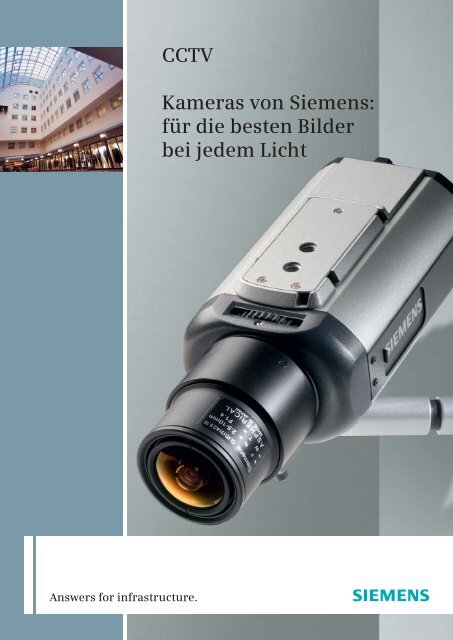 CCTV Kameras von Siemens: für die besten Bilder bei jedem Licht