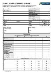 Sample Submission Sample Submission Form for Example ...