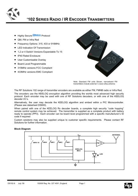 datasheet - RF Solutions
