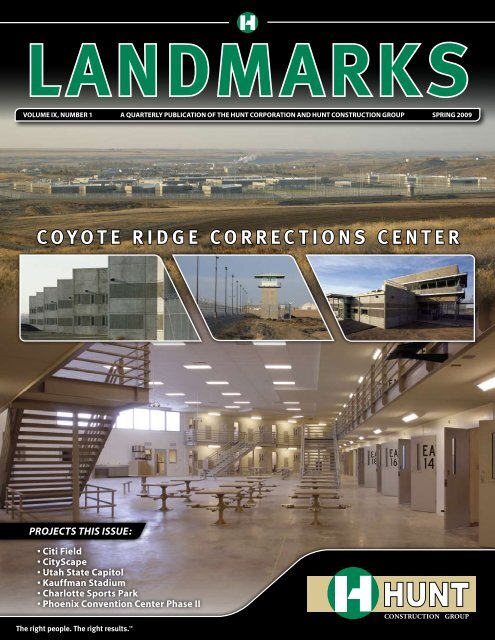 COYOTE RIDGE CORRECTIONS CENTER - Hunt Construction Group