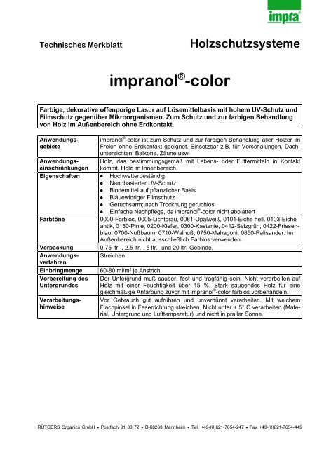 impranol -color - pyroplast