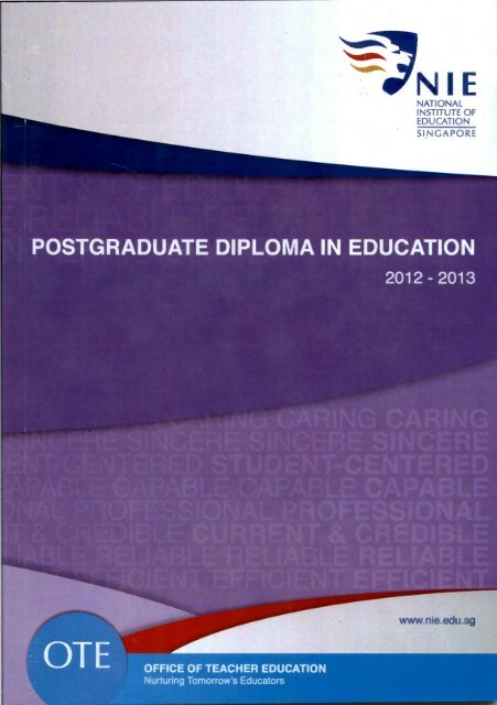 national institute of education singapore - NIE Digital Repository ...