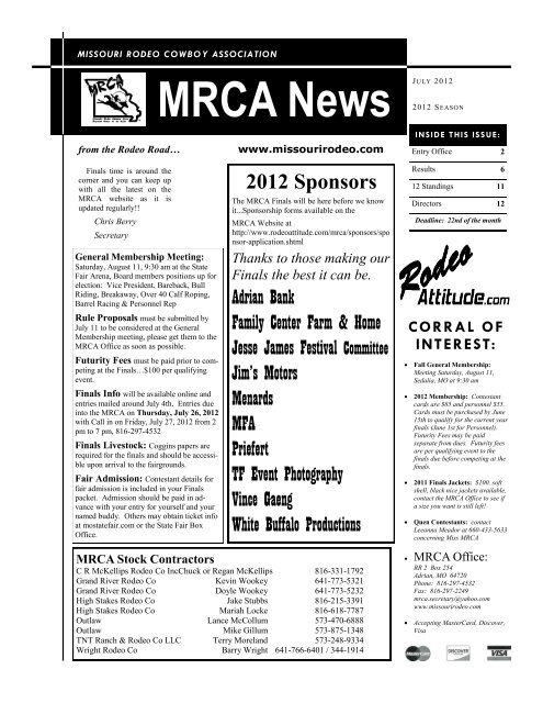 MRCA News - RodeoAttitude