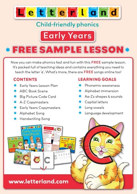 Letterland Early Years Sample Lesson