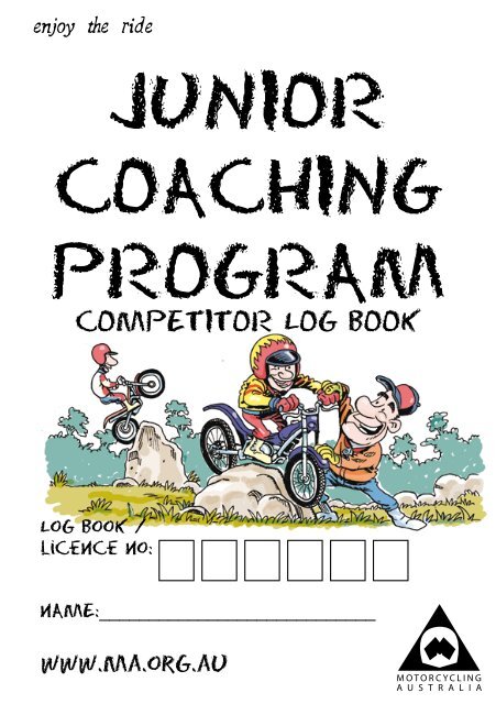 JUNIOR COACHING PROGRAM - Motorcycling Australia