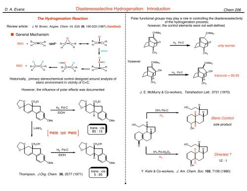 Olefin addition