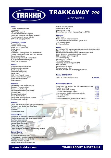 Download brochure - Trakka