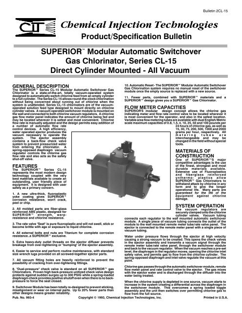 Specifications - Seaco Technologies