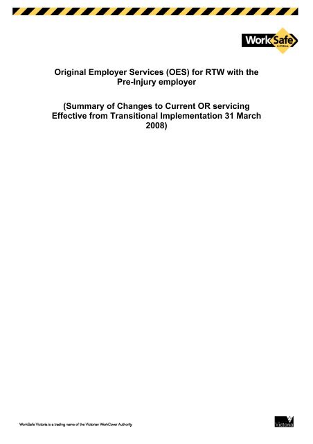 OES operational guidelines (PDF 134kb)