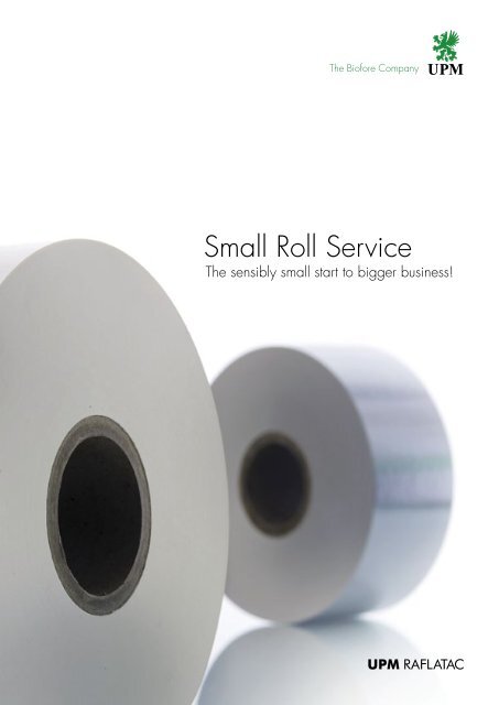 Small Roll Service - UPM Raflatac