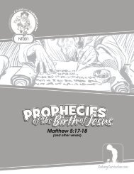 The Life of Jesus - Directory - Calvary Curriculum