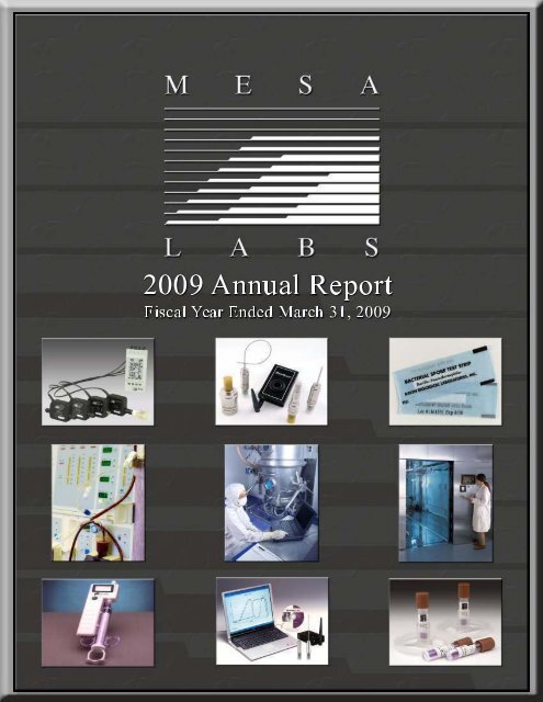 Annual Report 2009 - Mesa Labs