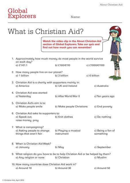 What is Christian Aid? - Learn - Christian Aid