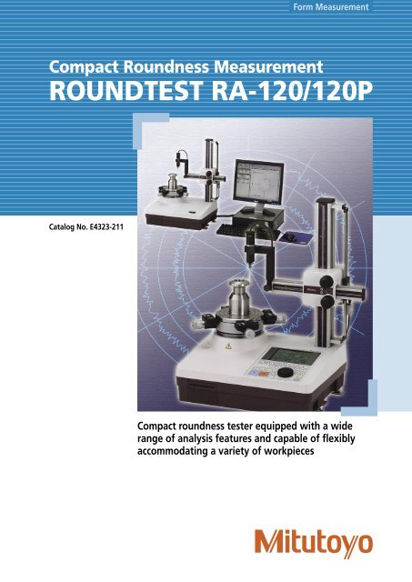 Roundtest RA-120/120P - Mitutoyo UK Ltd