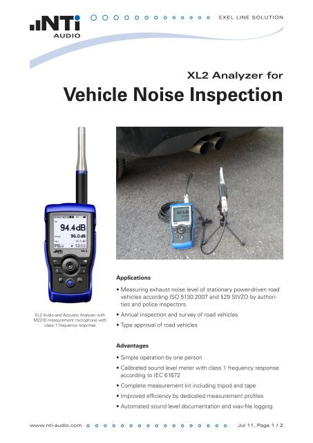 Vehicle Noise Inspection