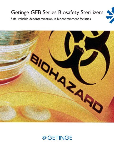 Getinge GEB Series Biosafety Sterilizers - LABRepCo