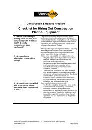 Checklist for Onsite Casting of Tilt-up Concrete ... - WorkSafe Victoria