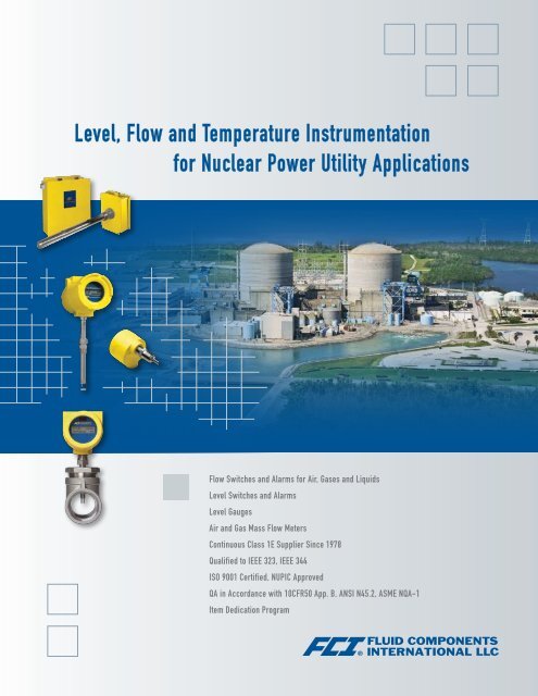 Level, Flow and Temperature Instrumentation for Nuclear Power ...
