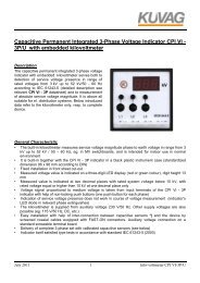 Universal Capacitive Permanent Voltage Indicator CPI VI-3P - kuvag