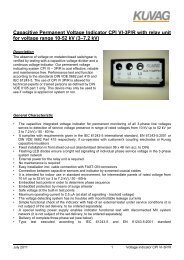 Capacitive Permanent Voltage Indicator CPI VI-3P - kuvag