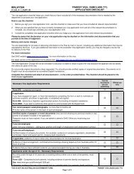 CHECKLIST OF DOCUMENTS FOR OCI CARD ... - VFS Global