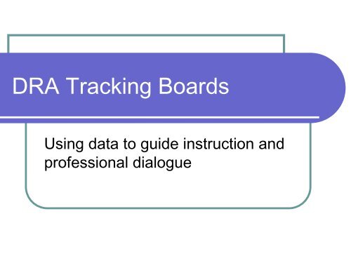 DRA Data Walls and PLC Dialogue
