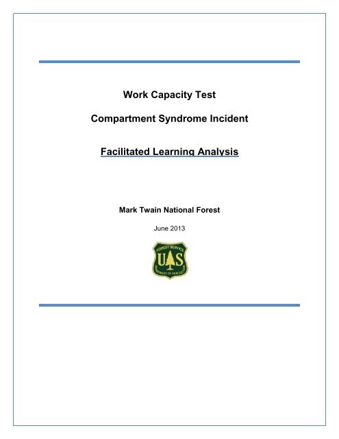 Pack Test Compartment Syndrome FLA - Wildland Fire Lessons ...