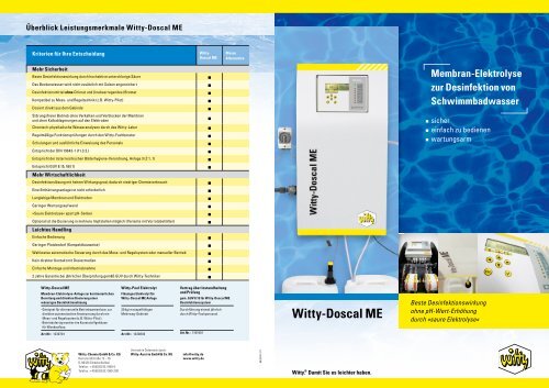 Witty-Doscal ME - Witty Chemie GmbH & Co. KG