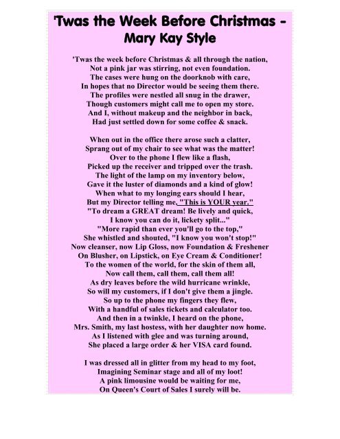 'Twas the Week Before Christmas - - Victorious Designs