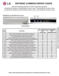 DEFINING COMMON ERROR CODES