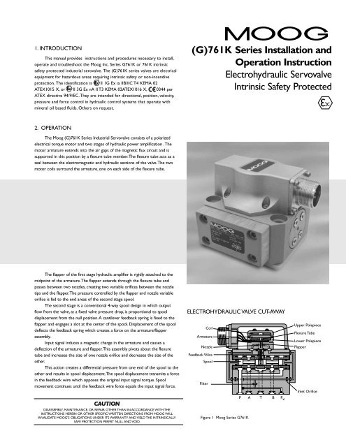 (G)761K Series Installation and Operation Instruction ... - Moog Inc