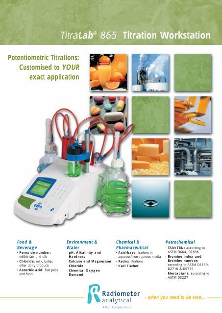 TitraLabÂ® 865 Titration Workstation - Radiometer Analytical