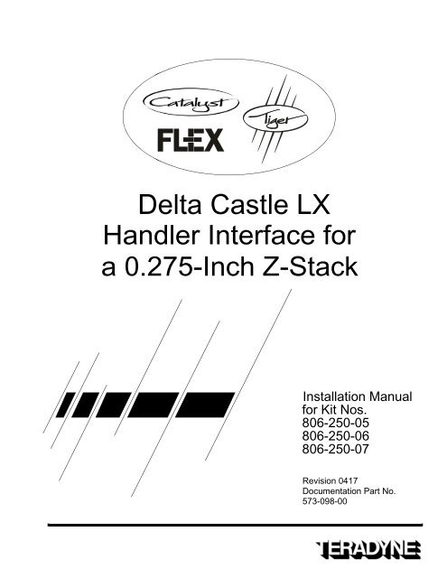 Delta Castle LX Handler Interface for a 0.275-Inch Z-Stack - Zzybot.net