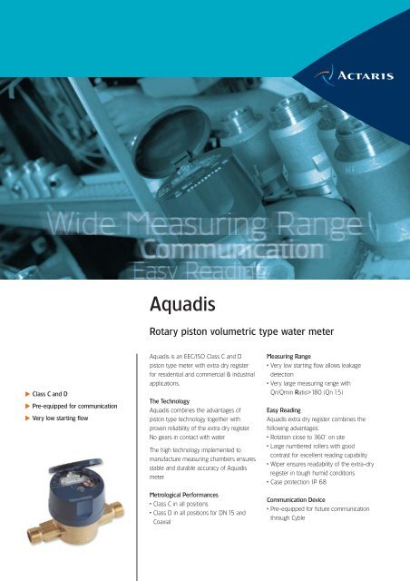 Aquadis - Bell Flow Systems