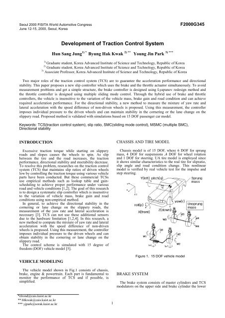 Development of Traction Control System