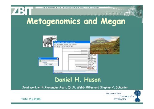 Metagenomics and Megan - Algorithms in Bioinformatics