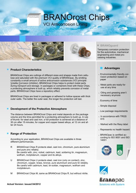 Premium BRANOrost-Chips