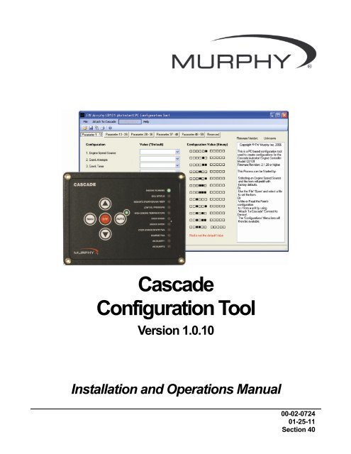 Cascade Configuration Tool - Murphy