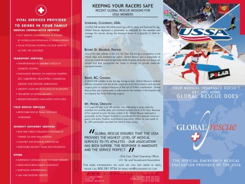 Global Rescue Brochure - USSA