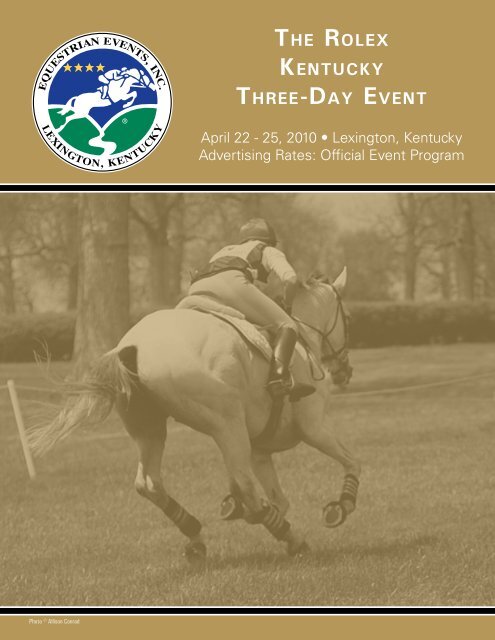 THE ROLEX KENTUCKY THREE-DAY EVENT