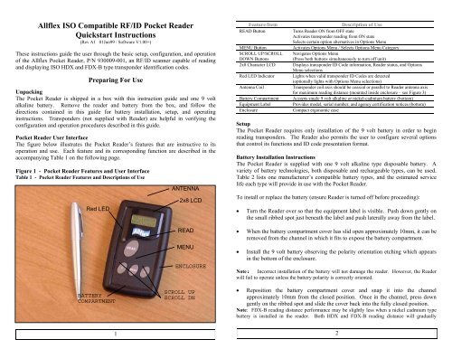USER GUIDE for the Compact Reader