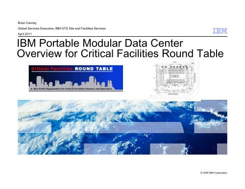 IBM Portable Modular Data Center Overview and Case Studies