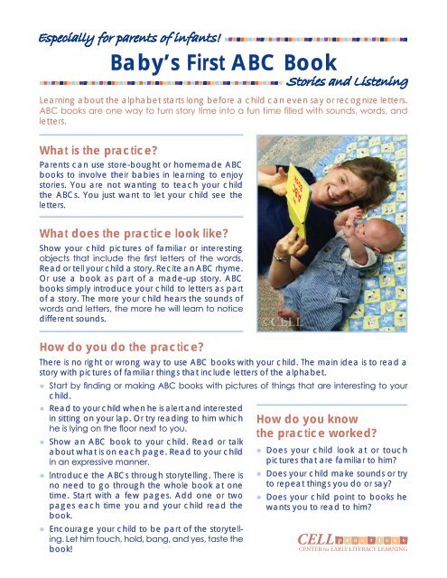 Baby's First ABC Book - Center for Early literacy Learning